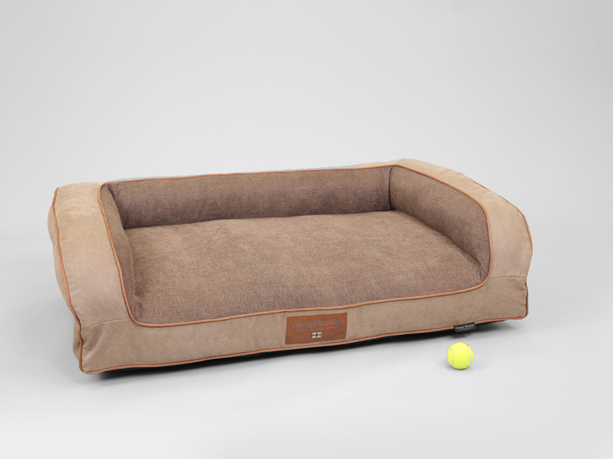 Burley Luxury Dog Sofa Bed For Large Dogs | Toffee Fudge Colour