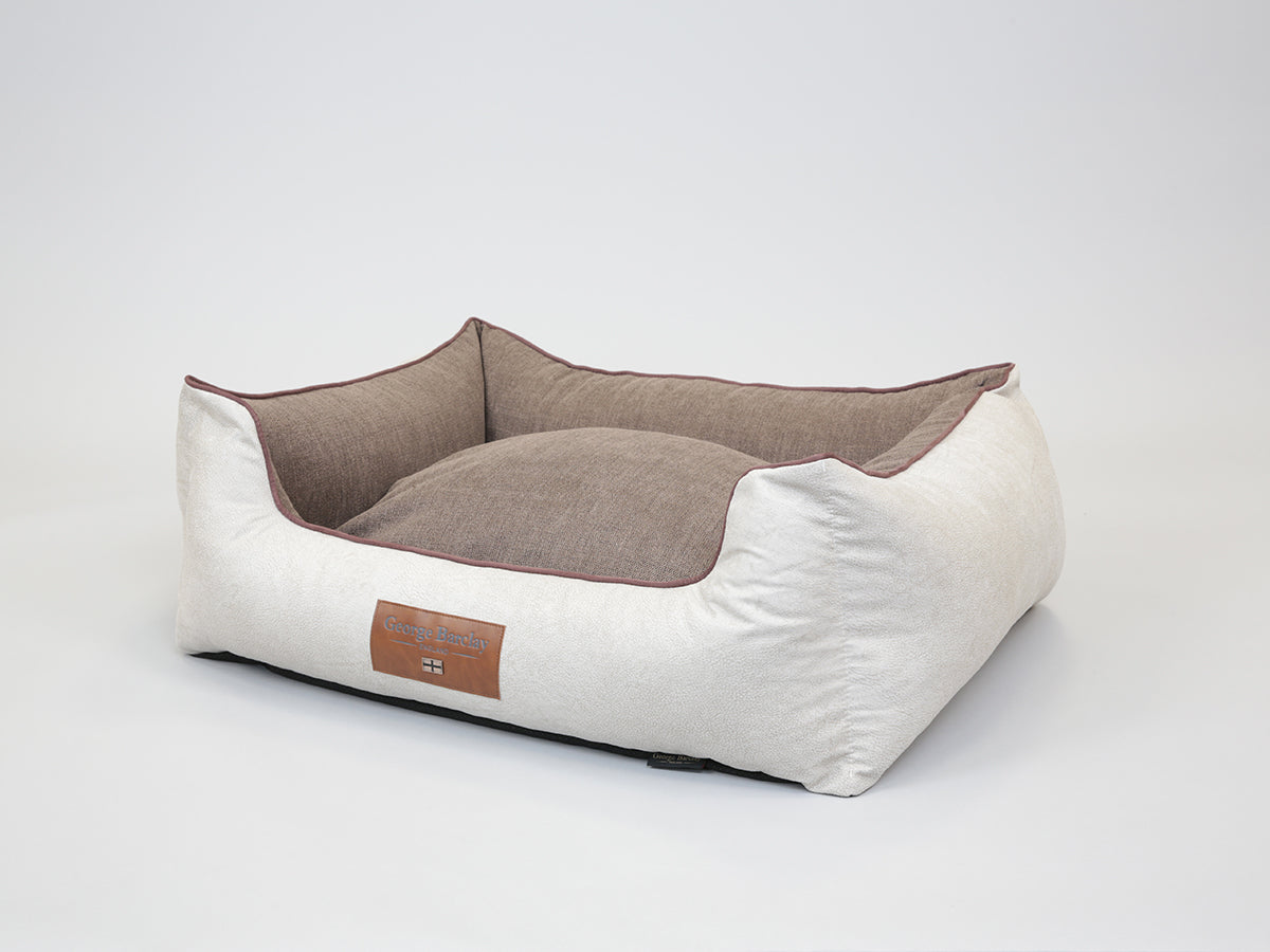 Burley Orthopaedic Walled Dog Bed For Large Dogs | Cream Fudge Colour