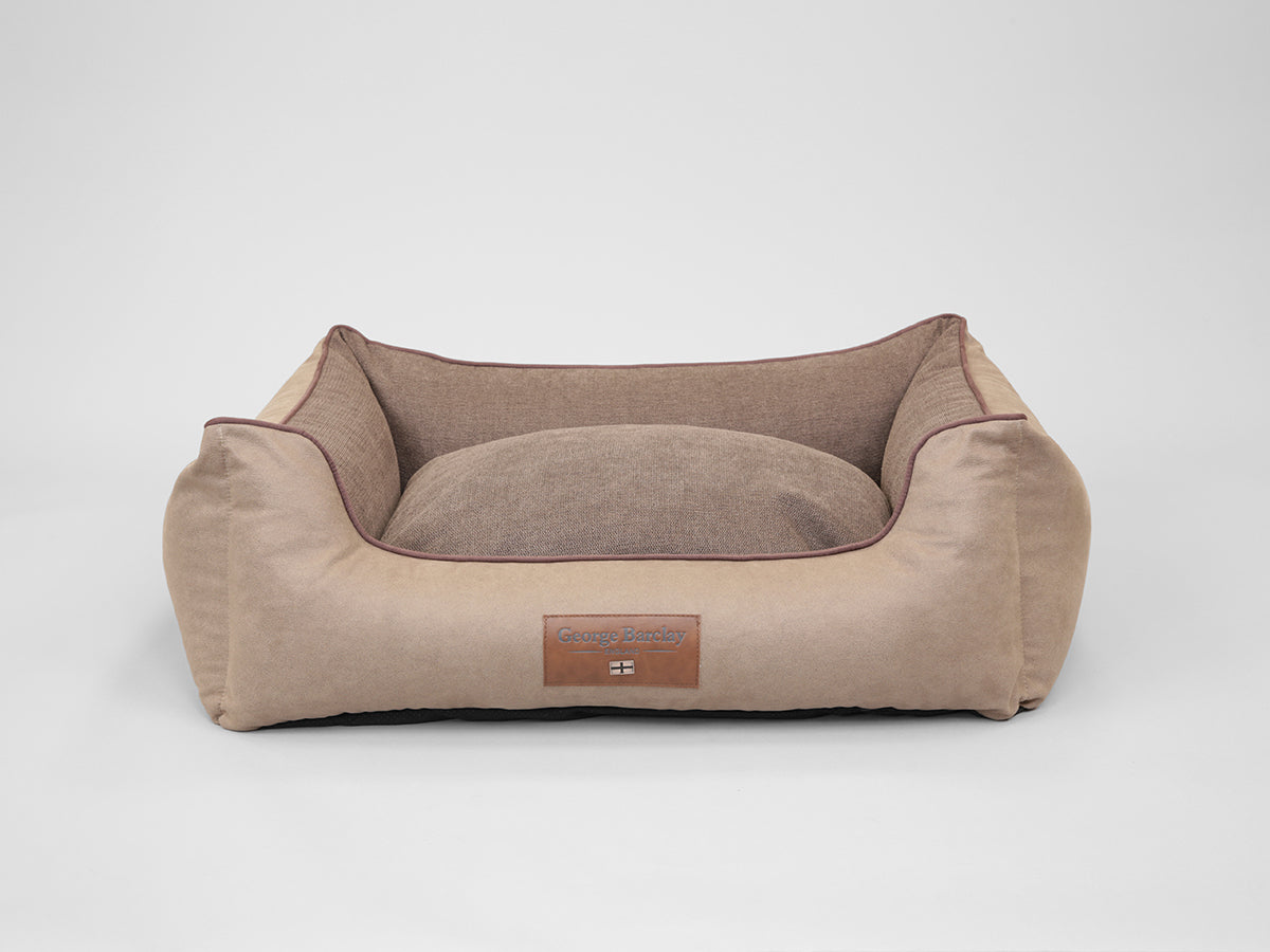 Burley Orthopaedic Walled Dog Bed For Large Dogs | Toffee Fudge Colour