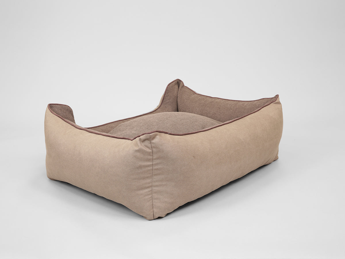 Burley Orthopaedic Walled Dog Bed For Large Dogs | Toffee Fudge Colour