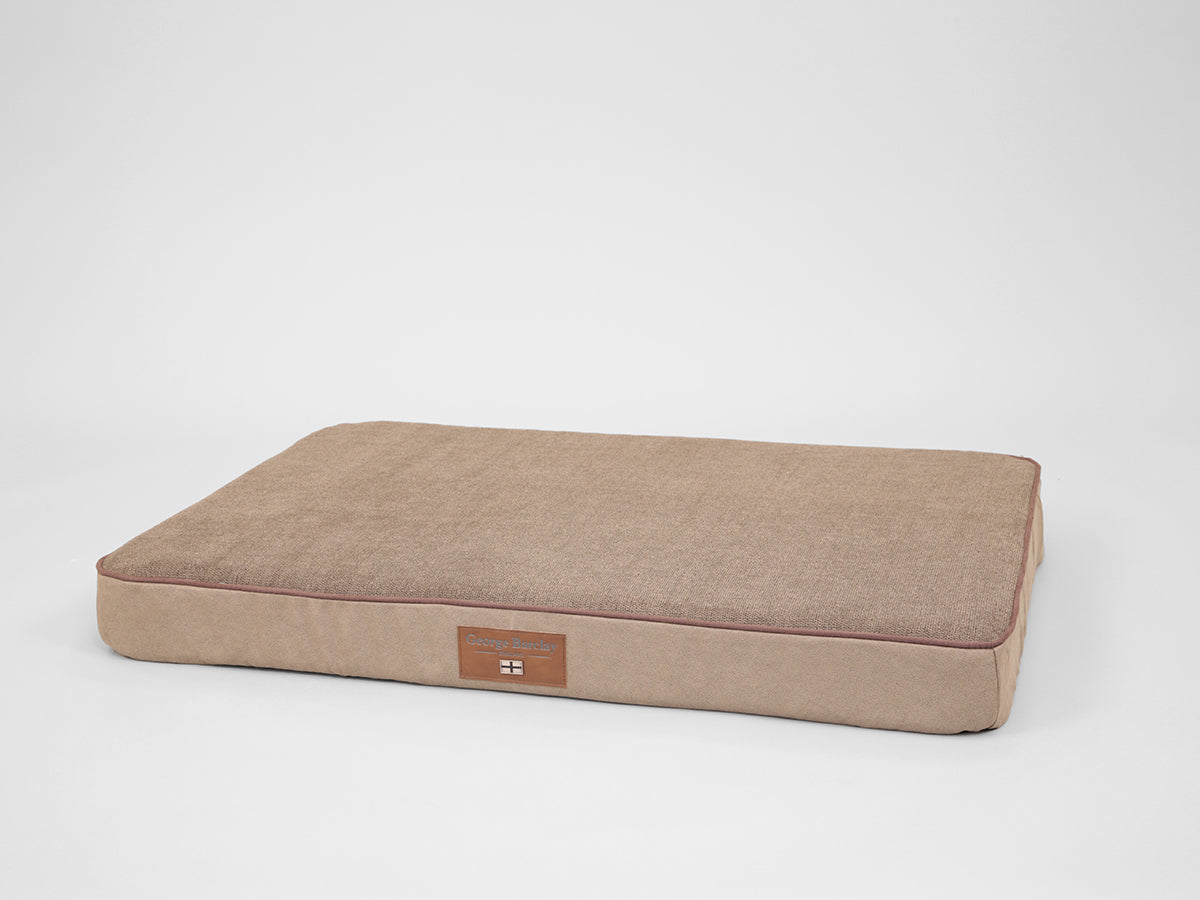 Burley Luxury Dog Mattress For Large Dogs | Toffee Fudge Colour