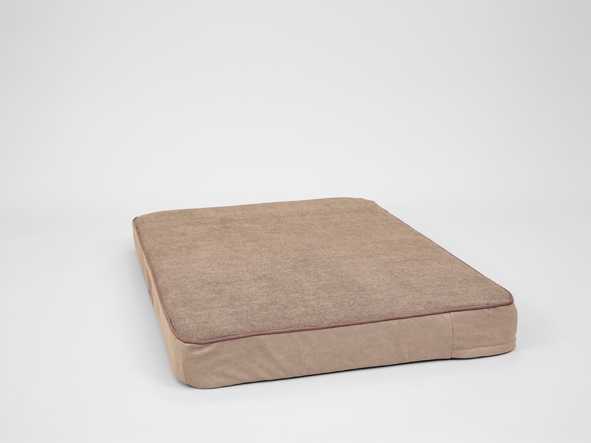 Burley Luxury Dog Mattress For Large Dogs | Toffee Fudge Colour
