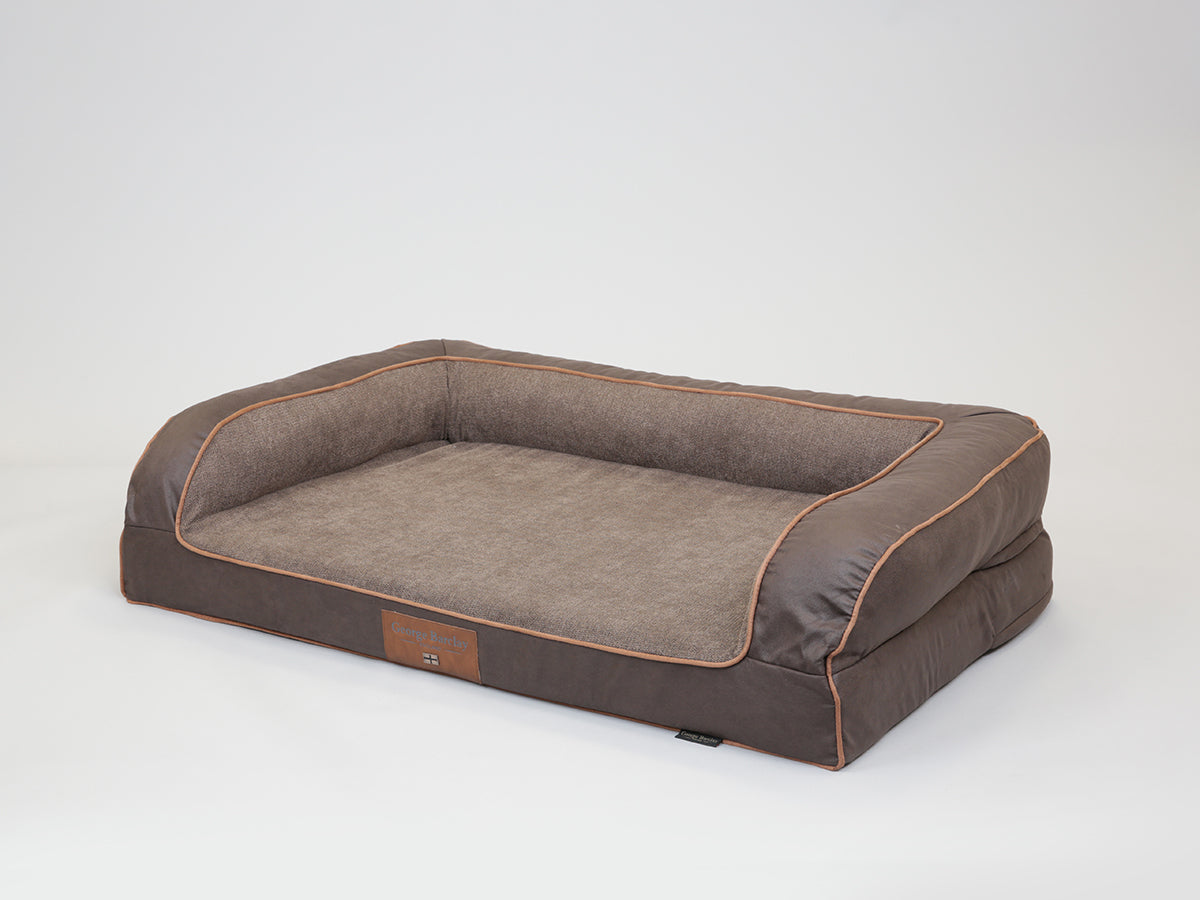 Burley Luxury Dog Sofa Bed For Large Dogs | Chocolate Fudge Colour