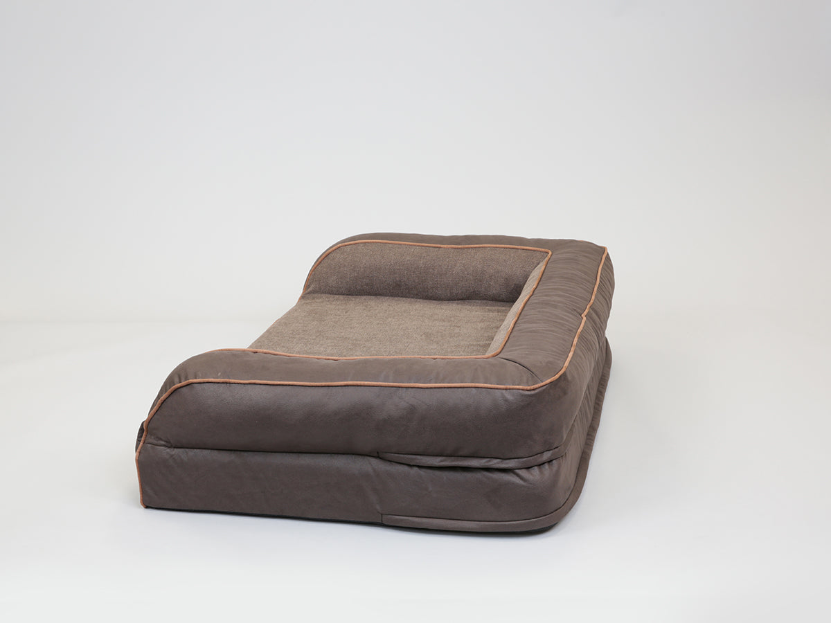 Burley Luxury Dog Sofa Bed For Large Dogs | Chocolate Fudge Colour