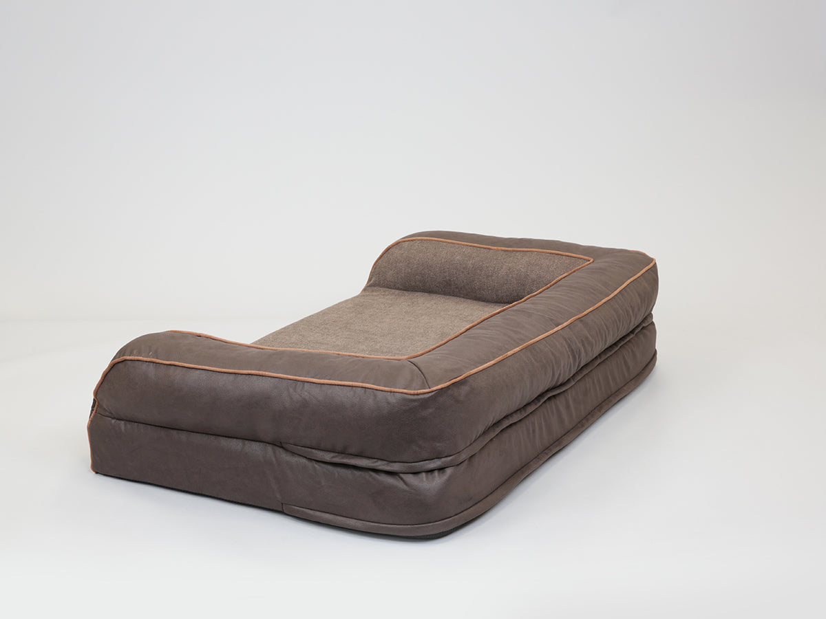 Burley Luxury Dog Sofa Bed For Large Dogs | Chocolate Fudge Colour