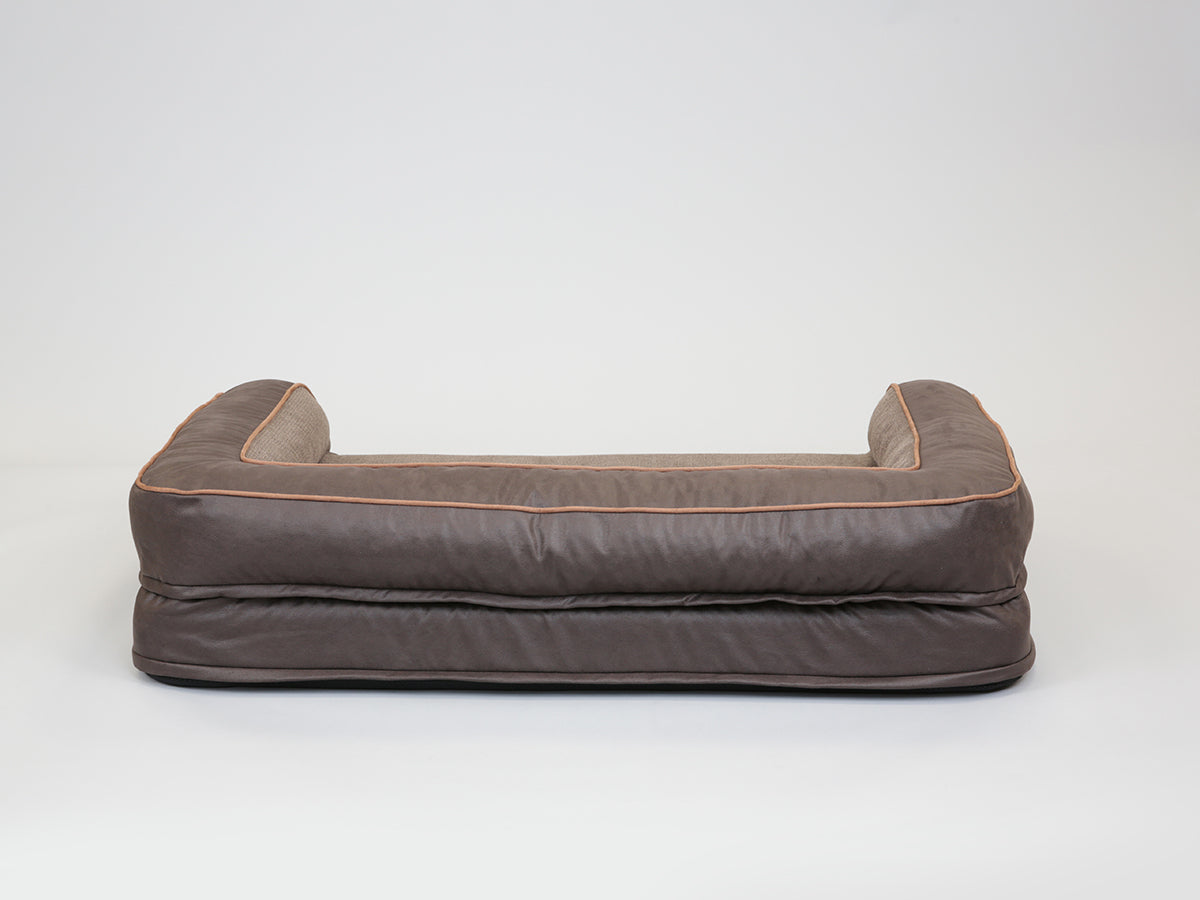 Burley Luxury Dog Sofa Bed For Large Dogs | Chocolate Fudge Colour