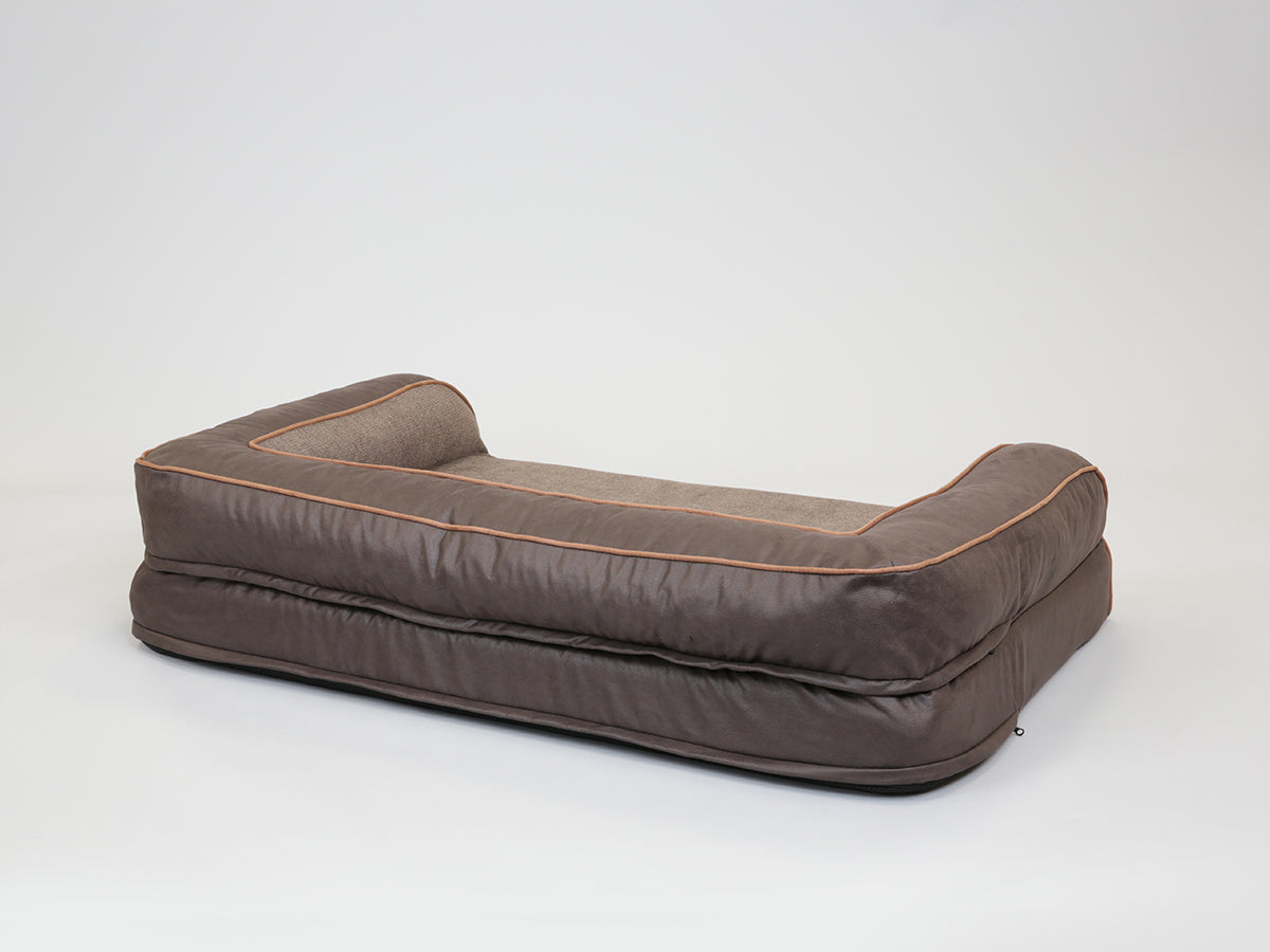 Burley Luxury Dog Sofa Bed For Large Dogs | Chocolate Fudge Colour