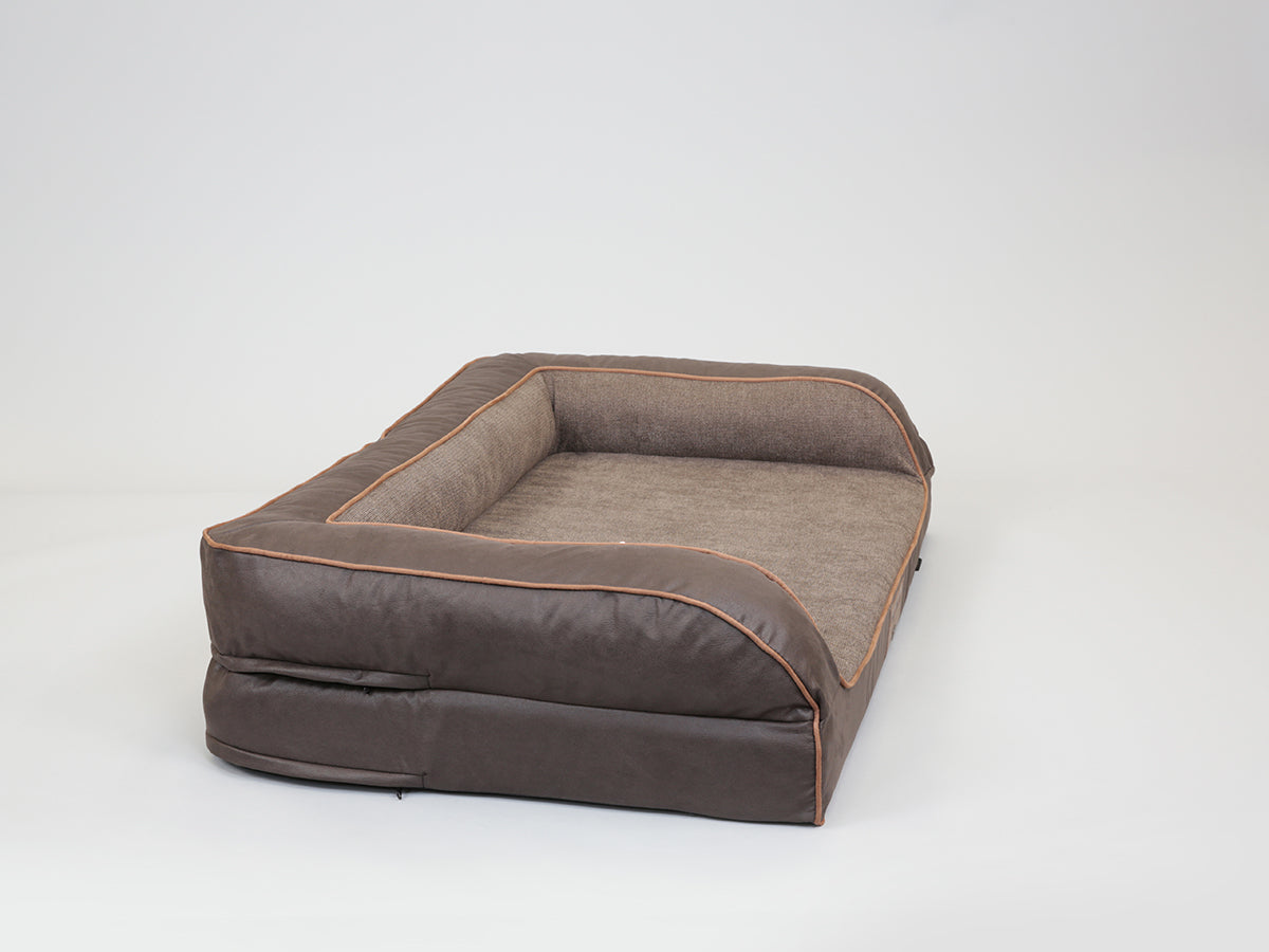 Burley Luxury Dog Sofa Bed For Large Dogs | Chocolate Fudge Colour