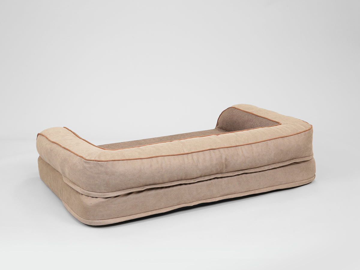 Burley Luxury Dog Sofa Bed For Large Dogs | Toffee Fudge Colour