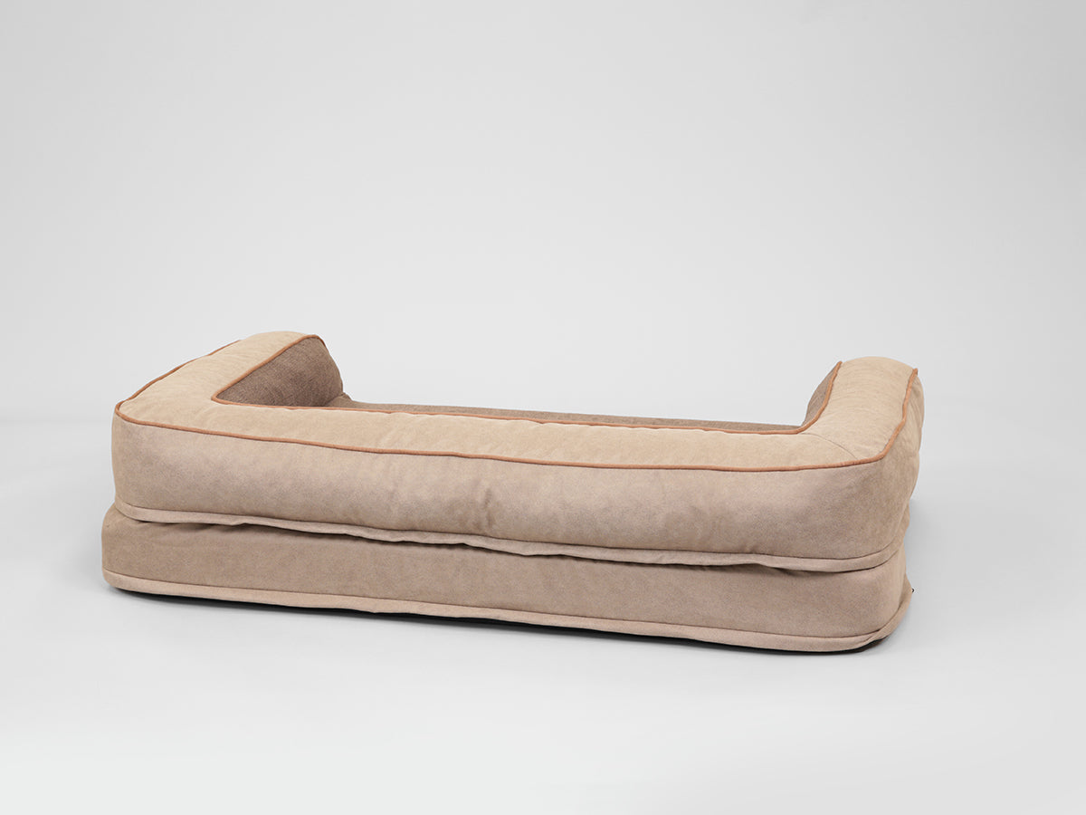 Burley Luxury Dog Sofa Bed For Large Dogs | Toffee Fudge Colour