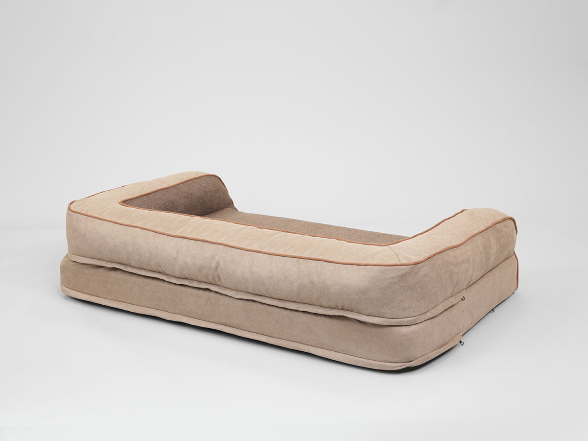 Burley Luxury Dog Sofa Bed For Large Dogs | Toffee Fudge Colour