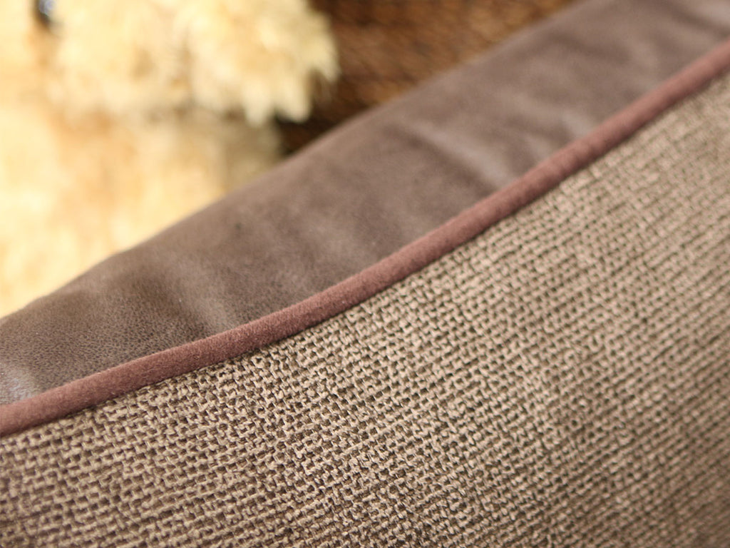 Burley Orthopaedic Walled Dog Bed For Small Dogs | Chocolate Fudge Colour