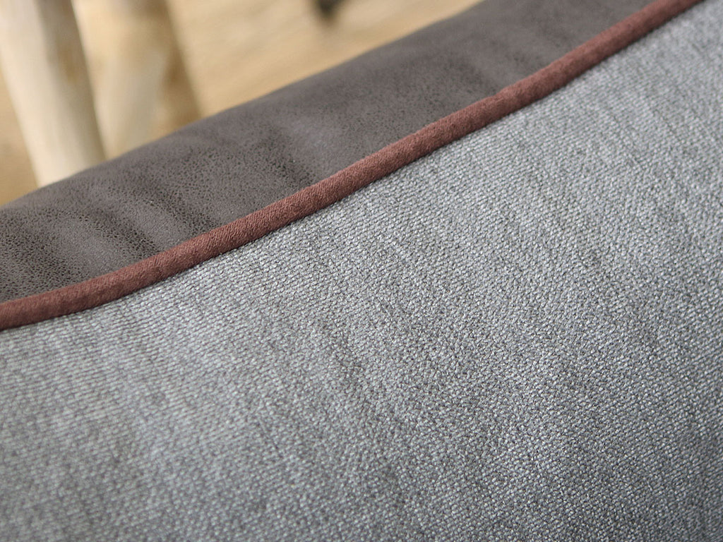 Burley Orthopaedic Walled Dog Bed For Medium Dogs | Graphite / Oslo Colour