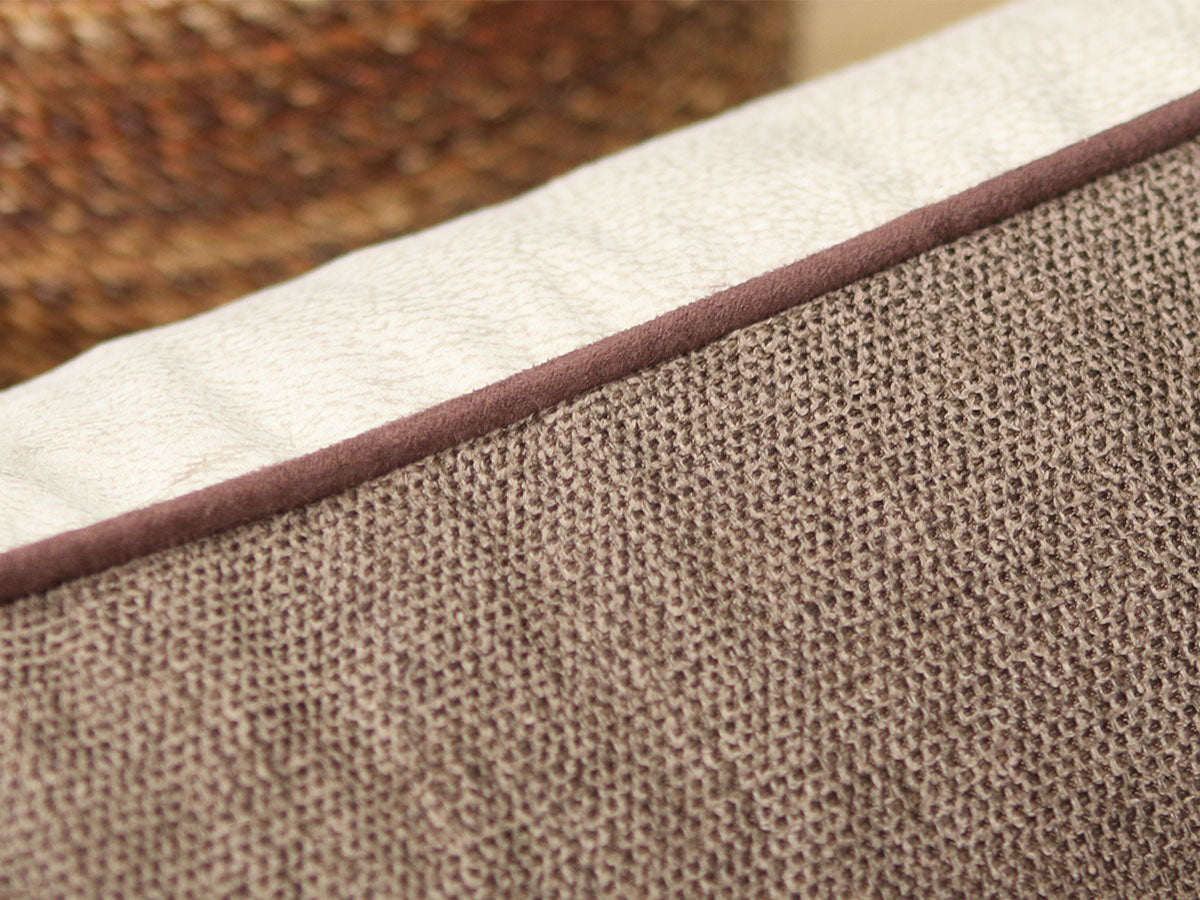 Burley Orthopaedic Walled Dog Bed For Large Dogs | Cream Fudge Colour