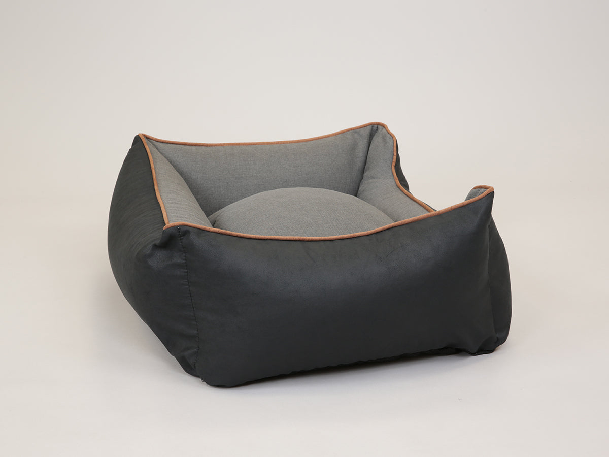 Beckley Orthopaedic Walled Dog Bed For Medium Dogs | Midnight / Dove Colour