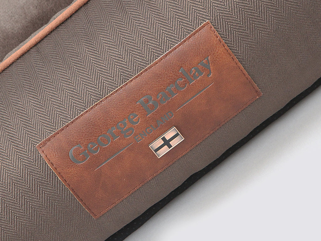 Savile Orthopaedic Walled Dog Bed For X Large Dogs | Tanner's Brown Colour