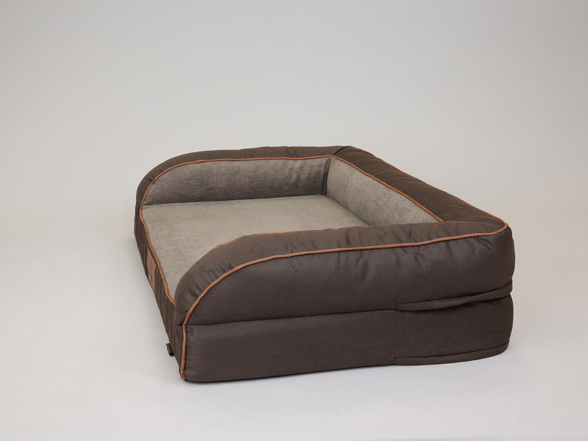Monxton Luxury Dog Sofa Bed For Large Dogs | Chestnut / Sable Colour