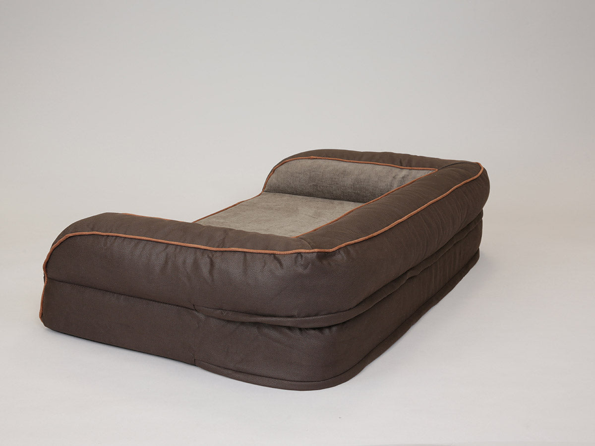 Monxton Luxury Dog Sofa Bed For Large Dogs | Chestnut / Sable Colour