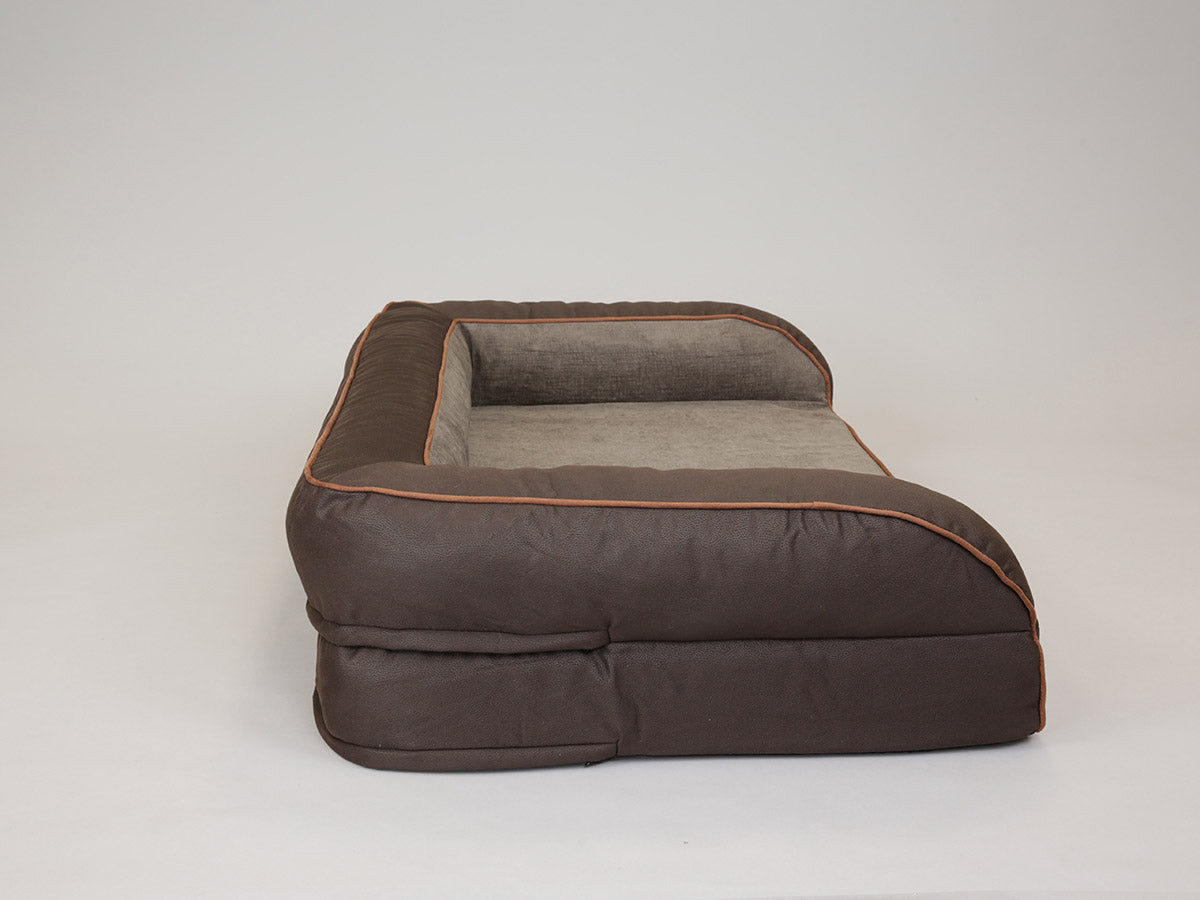 Monxton Luxury Dog Sofa Bed For Large Dogs | Chestnut / Sable Colour