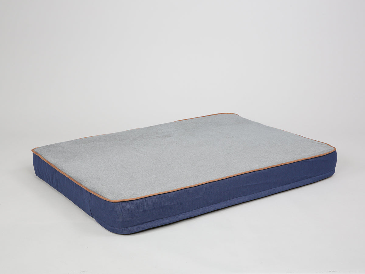 Savile Dog Mattress for Large Dogs | Mariner's Blue Colour