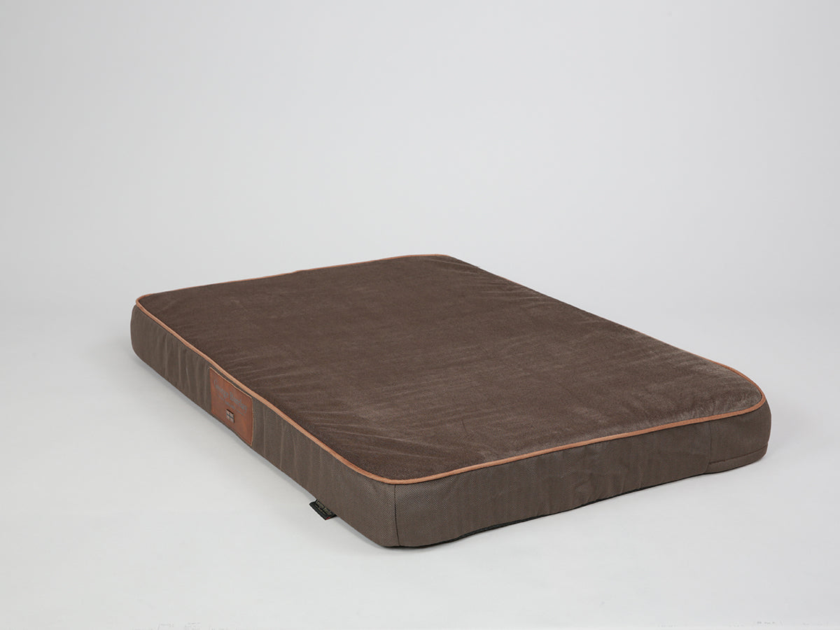 Savile Dog Mattress for Large Dogs | Tanner's Brown Colour